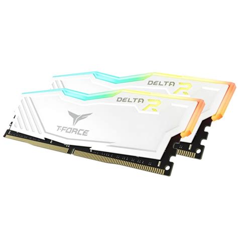 Модуль оперативной памяти Teamgroup T Force Delta Rgb White Gaming Memory 1x16 ГБ