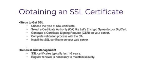 Secure Socket Layer Ssl Certificatepptx