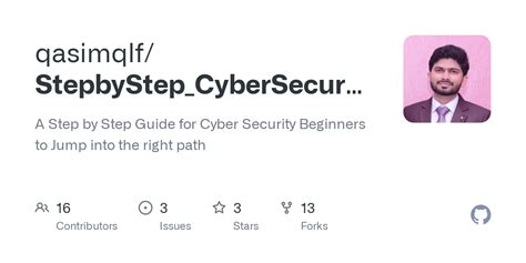 Github Qasimqlfstepbystepcybersecurity A Step By Step Guide For Cyber Security Beginners To