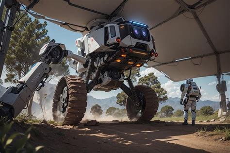 Premium Ai Image Ai Robotics Field Test