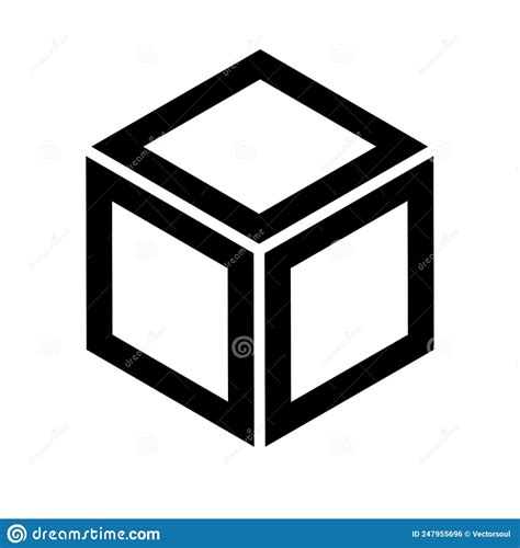 Isometric Cube Element Icon Cubist Abstract 3d Shape Stock Vector Illustration Of Geometry