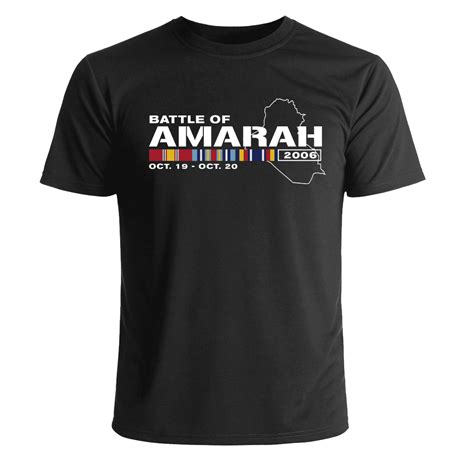 Battle Of Amarah T Shirt Iraq Operations And Battles T Shirts