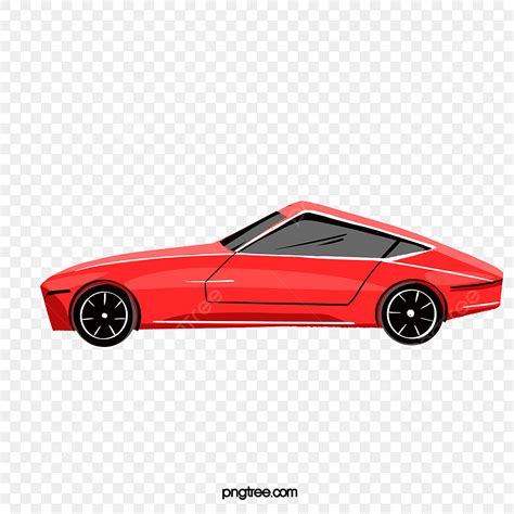 빨간 일러스트 스포츠카의 원소 그림 자동차 클립 아트 차량 자동차 Png 일러스트 및 Psd 이미지 무료 다운로드 Pngtree