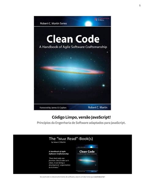 Clean Code Javascript Pdf Script Java Engenharia De Sistemas