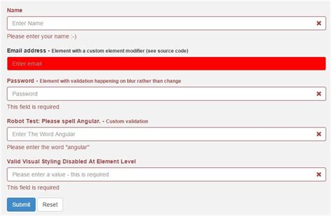 Dynamic Angularjs Form Validation Angular Script