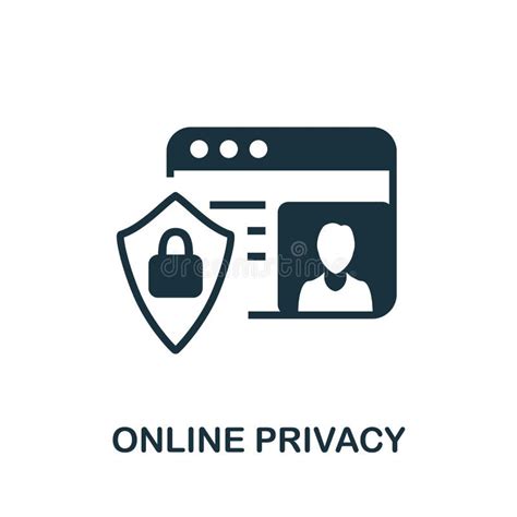 Online Privacy Icon Simple Element From Internet Security Collection Creative Online Privacy