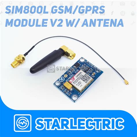 Jual Modul Sim800l V 2 V2 5v Gsm Gprs 800l Quad Band For Arduino Antenna Shopee Indonesia