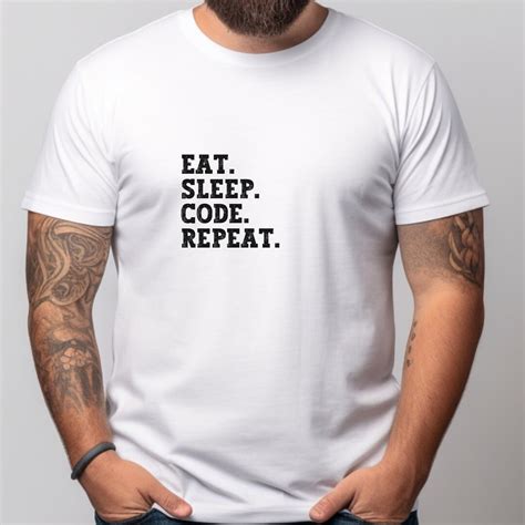 Eat Sleep Code Repeat Shirt Humor Shirt Coding Shirt Funny Shirt