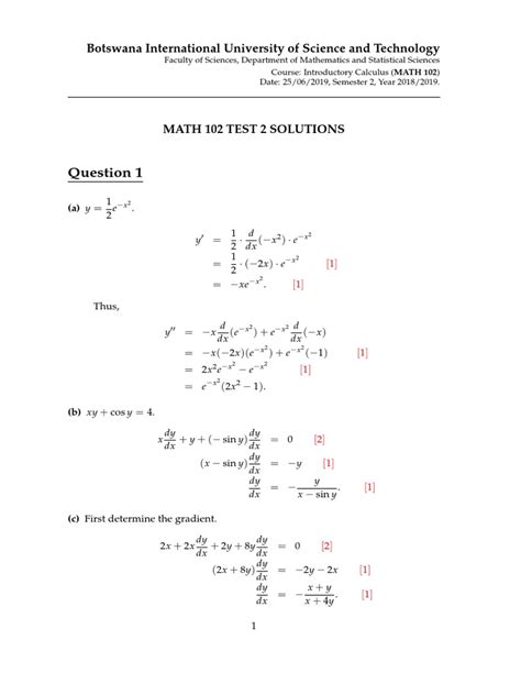 Math 102 Test 3 Solutions Pdf Maxima And Minima Theoretical