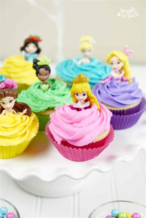 Disney Princess Doll Cupcakes ⋆ Sprinkle Some Fun