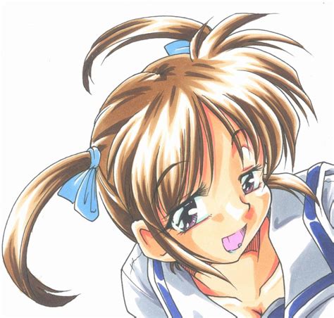 手描き同人イラスト 高町なのは Innocent制服 魔法少女リリカルなのは シリーズ A4ボード付き 手描きイラスト ｜売買された