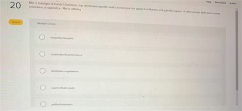 Solved Mel A Manager At Hartech Solutions Has Developed