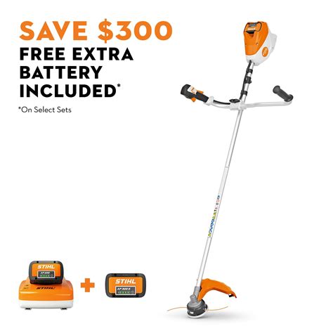 Stihl Fsa 120 Bike Handle Battery Powered String Trimmer Fsa