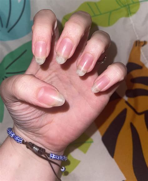 Bare Natural Nails 12 Weeks Since Starting To Grow Them Do They Look Like Theyre Getting
