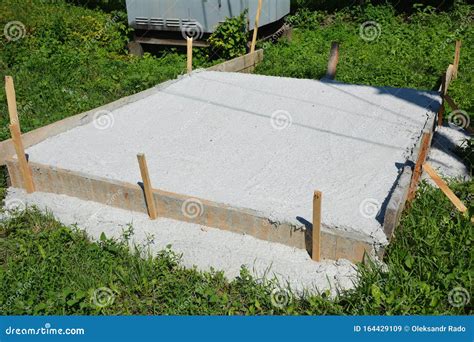 Slab On Grade Foundation On Construction Site Monolithic Slabs Are Foundation Systems