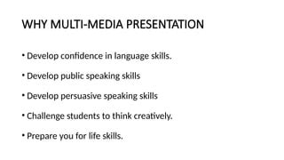 Semester Multimedia Presentation Task And Rubric Pptx