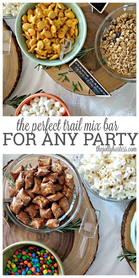 Create Your Own Trail Mix Bar For Parties Camping And Weddings Recipe Trail Mix Trail Mix