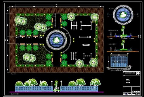 نقشه های مجموعه تفرجگاهی ، پارک ،باغ، شهر بازی دانلود پروژه اتوکد