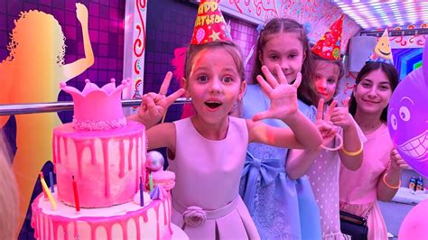 День рождения Насти Платье много Подарков и Крутая Party вечеринка Youtube