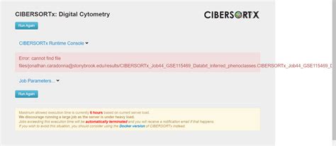 Cibersort Error File Not Found Rbioinformatics
