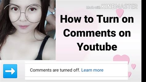 How To TURN ON COMMENTS On Youtube Easy To Find NenengsTV YouTube