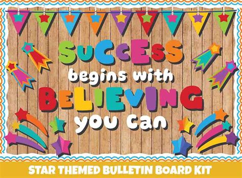 Success Begins With Believing You Can Print Your Own Bulletin Board