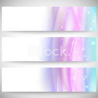 Abstract Headers Set Wave Vector Design Stock Clipart Royalty Free FreeImages