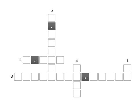 Independent Activity Tos Grade 2 Crossword