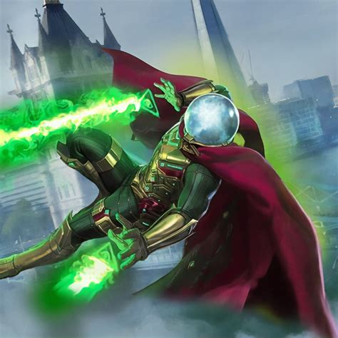 2048x2048 Resolution Mysterio In Spiderman Movie Ipad Air Wallpaper