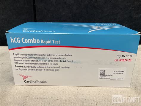 Cardinal Hcg Combo Rapid Test Authentic Th