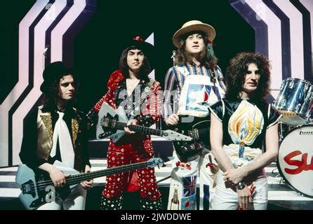 Slade Englische Glam Rock Und Hard Rock Band Tv Auftritt In