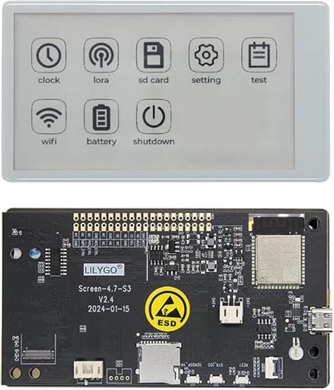 lilygo t5 4 7 inch e paper v2 3 esp32 s3 development driver