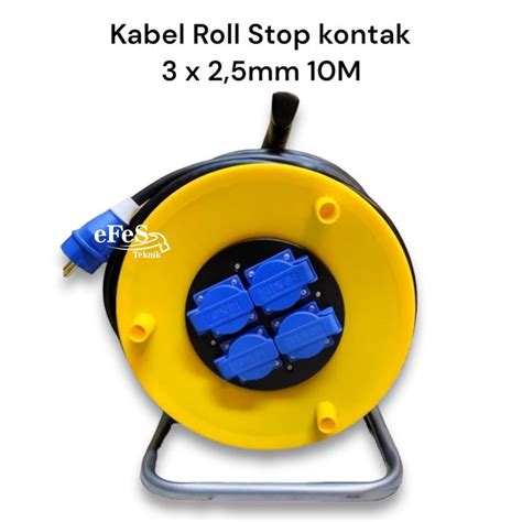 Jual Kabel Roll Stop Kontak 3 X 25mm 10m 15m 25m 30m 50m Sni Ip 44