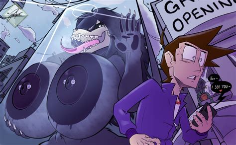 Rule 34 Anthro Behind Glass Breast Expansion Breast Squeeze Breasts Breasts Bigger Than Head