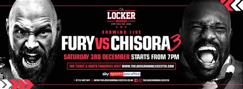 The Locker Room Leicester Fight Night Fury Vs Chisora At The Locker Room Leicester On Rd