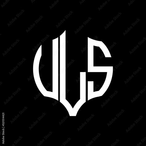 Vls Letter Logo Vls Best Black Background Vector Image Vls Monogram Logo Design For