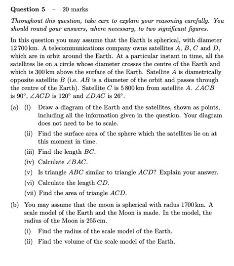 Solved Question 5 20 Marks Throughout This Question Take