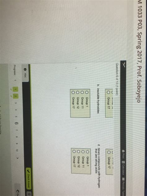 Solved Print Calculator Periodic Table Ebook Question Of Chegg Com