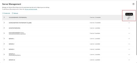 Manage Recordings Session Recording Service