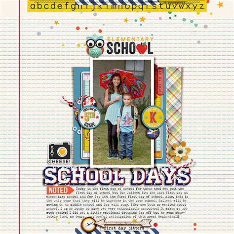 Elementary School Days Project Idea