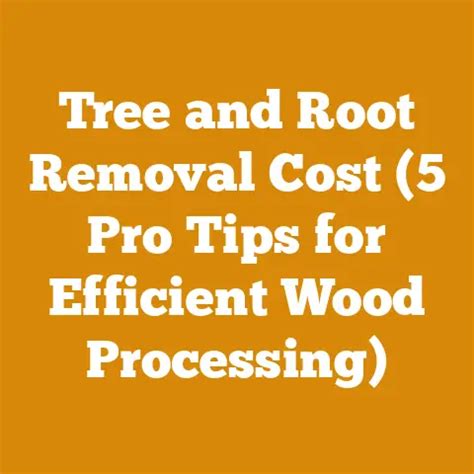 Tree And Root Removal Cost 5 Pro Tips For Efficient Wood Processing