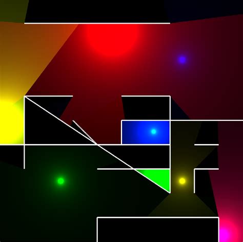 Raycasting De Lumières 2d Avec Webgl 2021 · 2d 3d Xr He Arc