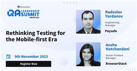 Browserstack On Linkedin Qa Leadership Summit Winter 2023 Edition