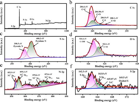 A Xps Survey Spectrum And B F High Resolution Xps Spectra Of N 1 S Eroppa