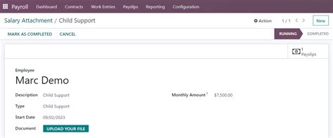 How To Configure Salary Attachments In Odoo Payroll Infintor