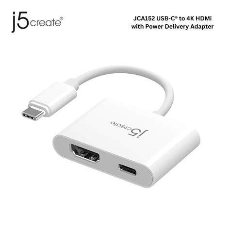 J Create Usb C To K Hdmi Adapter With Power Delivery Jca Msl Digital Online Store