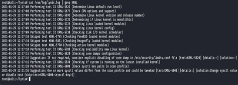 Lynis Security Tool For Audit And Hardening Linux Systems Geeksforgeeks