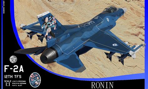 Ace Combat - 12th Tactical Fighter Squadron 'Ronin' F-2A Viper Zero ...
