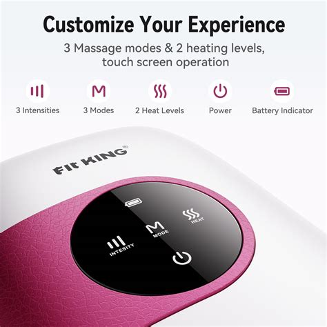 Fit King Hand Massager With Heat For Hand Massage And Circulation