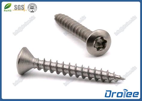 Torx Oval Head Stainless Steel Wood Screw Ss30431618 8 Coarse Thread